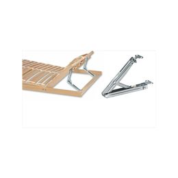 Hettich Bett-Verstellbeschlag f&uuml;r Kopf- und Fu&szlig;teile MultiFlex, 25173 140kg, Stahl vz)