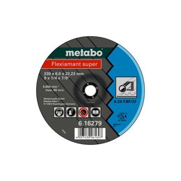 Metabo Flexiamant super 115x6,0x22,23 Stahl, Schruppscheibe, gekr&ouml;pfte Ausf&uuml;hrung (616275000)