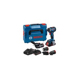 Bosch Akku-Bohrschrauber GSR18V-90 FC Professional mit bürstenlosem Motor und FlexiClick System, in L-BOXX 136, Einlage für L-BOXX 136, ohne Akku und Ladegerät, 3165140956063 (06019K6200)
