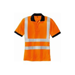 TEXXOR Warnschutz-Polo-SYLT, leuchtorange, Gr. S ; BIG (7029-S)