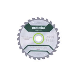 Metabo S&auml;geblatt "cordless cut wood - classic", 216x1,8/1,2x30 Z28 WZ 5&deg; /B (628665000)