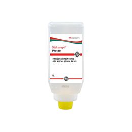 STOKOSEPT Protect Gel-Handdesinfektion 1 l Softflasche Alkoholbasis ; SC Johnson Professional (99055598)