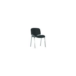 Besucher-Stuhl ISO chrom/bordeaux ; E/D/E (ISO CR EF037)