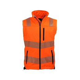 Warnweste, Gr. M orange/schwarz Gr. M ; Asatex (PTW-SW/Gr.M/orange)