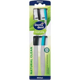 DONTODENT Zahnbürste nature Natural Clean mittel