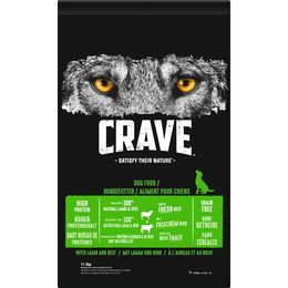 Trockenfutter Hund mit Lamm & Rind, Adult Crave