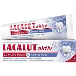 Lacalut Zahnpasta aktiv Zahnfleischschutz & Sanftes Weiss