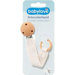 Schnullerband creme babylove