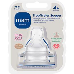 Trinksauger Silikon tropffrei, ab 4 Monaten MAM