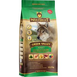 Trockenfutter Hund mit Lamm, Lachs & Kartoffel, green valley, Adult Wolfsblut