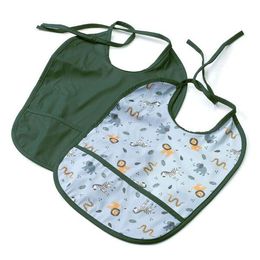 Lätzchen blau/grün babylove