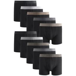 next Boxershorts Herren Gr&ouml;&szlig;e L brokat / grau / hellgrau / schwarz