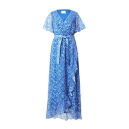 Sisters Point Kleid 'GUSH' Damen Gr&ouml;&szlig;e 38 blau / azur / wei&szlig; Winterkleid