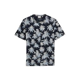 Tom Tailor T-Shirt Herren Gr&ouml;&szlig;e XL marine / hellblau / offwhite
