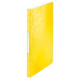 Leitz WOW Sichtbuch DIN A4, 40 Hüllen gelb-metallic, 1 St.