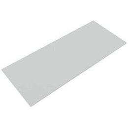 ith möbel Tischplatte platingrau rechteckig 140,0 x 60,0 x 2,5 cm