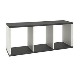 HAKU Möbel Aktenregal granitoptik, weiß 117,0 x 30,0 x 50,0 cm