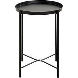 HAKU Möbel Beistelltisch Metall schwarz 39,0 x 39,0 x 50,0 cm