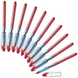 Schneider Kugelschreiber Slider Basic M rot/transparent, Schreibfarbe: rot, 10 St.
