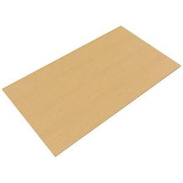 ith möbel Tischplatte eiche rechteckig 140,0 x 80,0 x 2,5 cm
