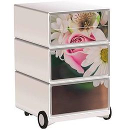 PAPERFLOW easyBox Garden Factory Rollcontainer bunt 4 Auszüge 39,0 x 43,6 x 64,2 cm