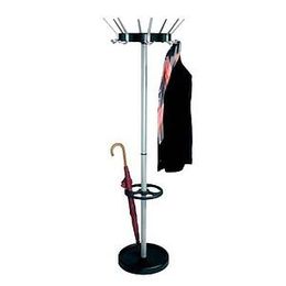 Kerkmann Kleiderständer Public Classic 30627714 silber Metall 24 Haken 43,0 x 175,0 cm