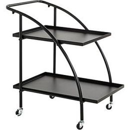 HAKU Möbel Servierwagen schwarz 68,0 x 42,0 x 71,0 cm