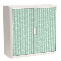 PAPERFLOW easyOffice Colour Rollladenschrank 60116 2 Fachböden 110,0 x 41,5 x 104,0 cm