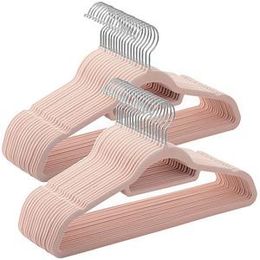 Songmics Kleiderbügel rosa, 50 St.