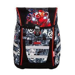 CoolPack Schulranzen Stoff schwarz, rot