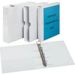 EICHNER Präsentationsringbuch 4-Ringe weiß 6,0 cm DIN A4