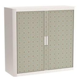 PAPERFLOW easyOffice Vintage Rollladenschrank 60788 2 Fachböden 110,0 x 41,5 x 104,0 cm