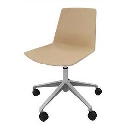Quadrifoglio Besucherstuhl Clue OCLUEA01 BA B03/181 beige, weiß Kunstleder