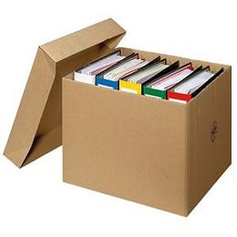 20 Nestler Kartons mit abnehmbarem Deckel 43,8 x 38,5 x 33,6 cm