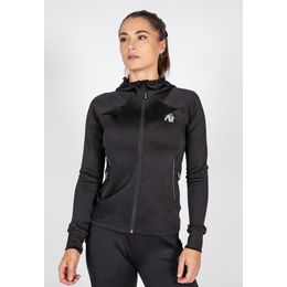 Gorilla Wear Sportjacke 'Halsey' Damen Größe XL schwarz / weiß
