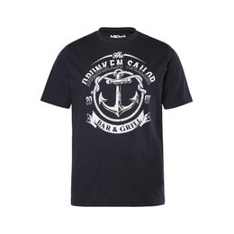 Men Plus Shirt male Blue size 4XL