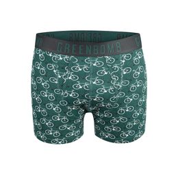Greenbomb Trunks 'Bike Mono Shadow 2' Herren Gr&ouml;&szlig;e L dunkelgr&uuml;n / schwarz / wei&szlig;