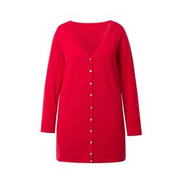 Ulla Popken Strickjacke Damen Gr&ouml;&szlig;e XL/XXL rot