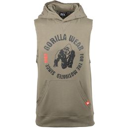 Gorilla Wear Sportsweatshirt 'Marshall' Herren Größe 4XL mokka / schwarz