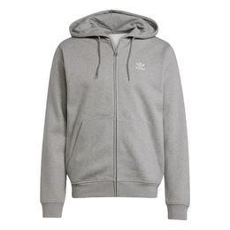 adidas originals Zip-Up Hoodie 'Trefoil Essentials' male Grey size L
