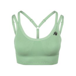 Gorilla Wear Sport-BH 'Whitney' Damen Größe S/M mint / schwarz