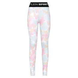 Plein Sport Leggings Damen Gr&ouml;&szlig;e XXL rosa