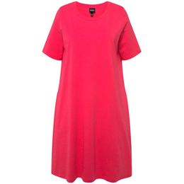 Ulla Popken Kleid Damen Größe 62/64 pink Winterkleid
