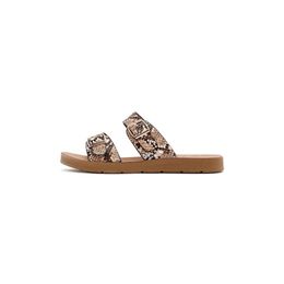 Derimod Pantolette Damen Größe 39 braunmeliert