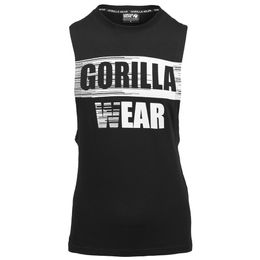 Gorilla Wear Tank Top 'Lopez' Herren Gr&ouml;&szlig;e S schwarz / wei&szlig;