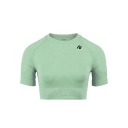 Gorilla Wear Top 'Whitney' Damen Größe L/XL grün / schwarz