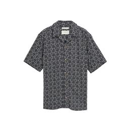 Tom Tailor Hemd Herren Größe S navy / weiß