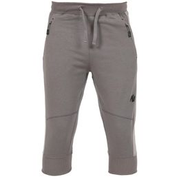 Gorilla Wear Sweatpants 'Thompson' Herren Größe L grau / schwarz / weiß