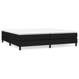 vidaXL Bettgestell ohne Matratze Schwarz 200x200 cm Stoff