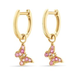 GUIA Ohrringe Damen Größe One Size gold / rosa